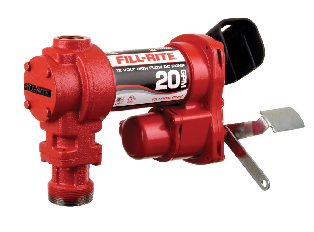Fill-Rite 20 GPM 12V DC High Flow Pump 5' Ground Wire No Accessories ...