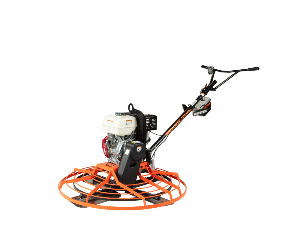 MBW 46" Walk Behind Power Trowel GX270 - Power Pitch Handle w/ Battery ...