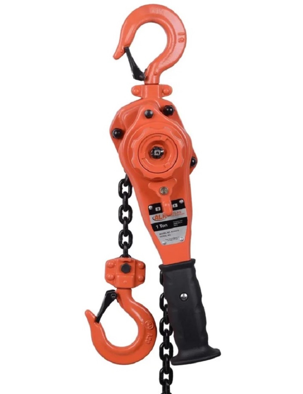 Atlas Lifting and Rigging Lever Hoist .75 Ton 15' Chain with Overload ...