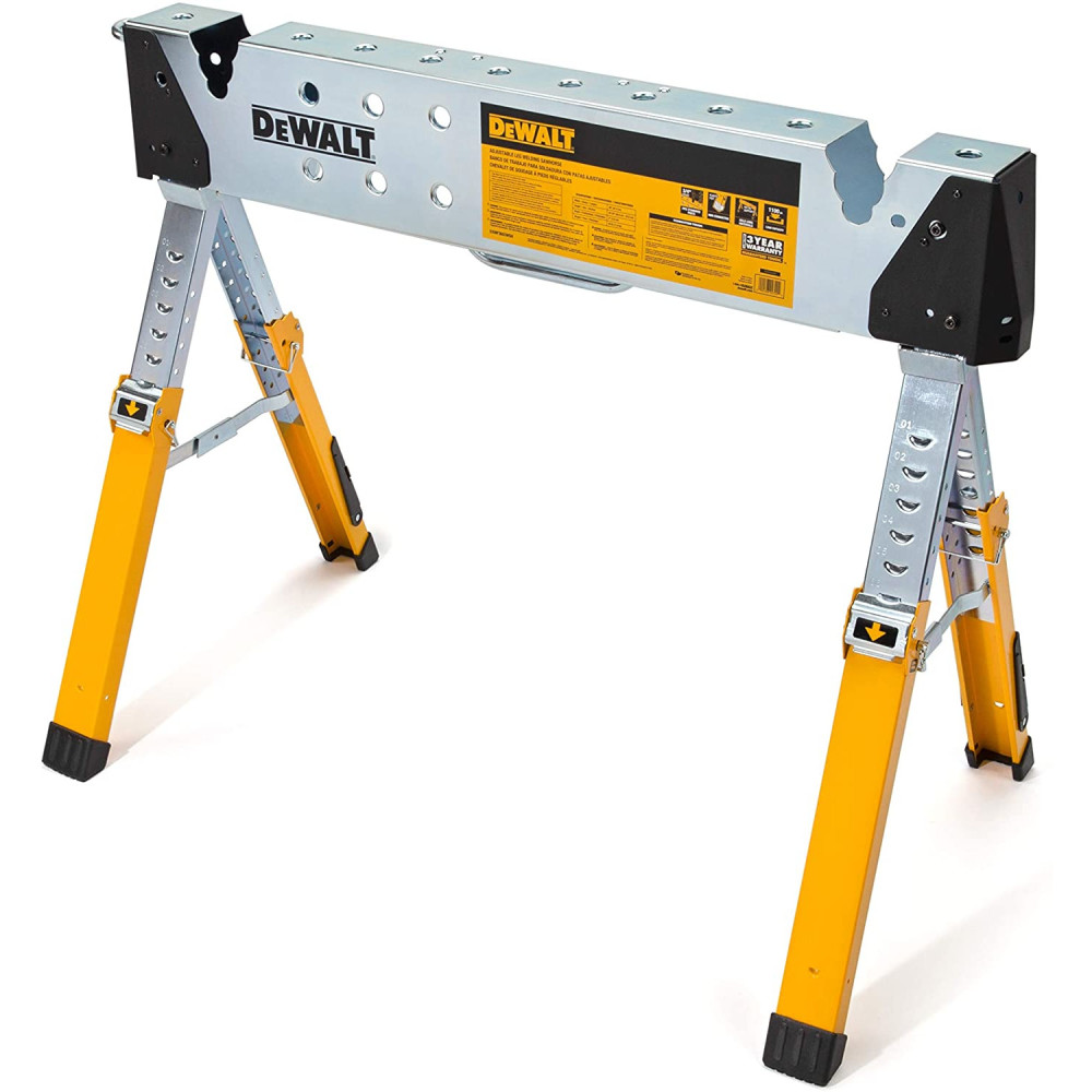 DEWALT Welding Sawhorse Adjustable Height Portable Steel DXMF3603WSH ...