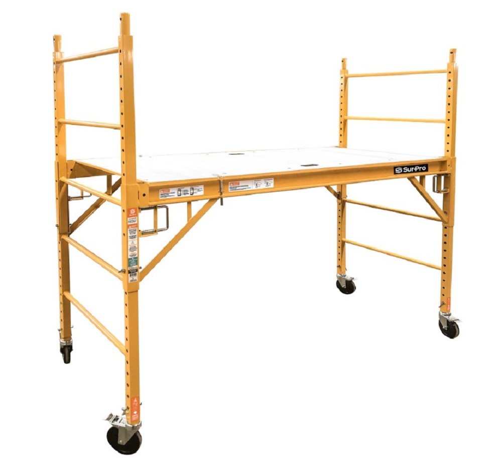 Magnum Tool Group 6' Stackable Bakers Scaffold with Walkboard SCF6B ...
