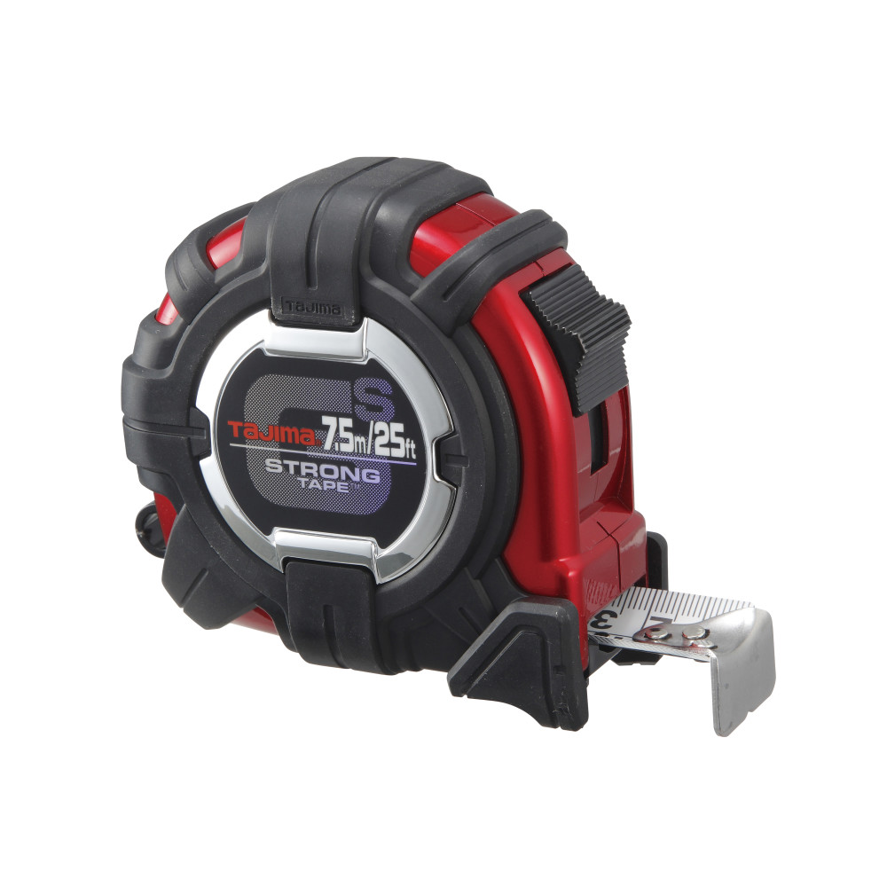 Tajima GS LOCK Measuring Tape 25 Ft. x 1 Inch with Compatible Clip GS ...