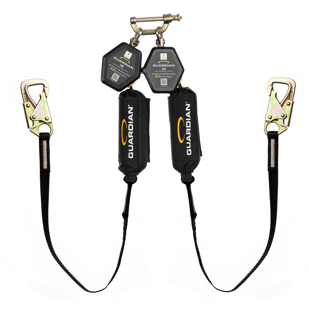 Guardian Fall Protection Class 1, CR5 Self-Retracting Lifeline Dual Leg ...