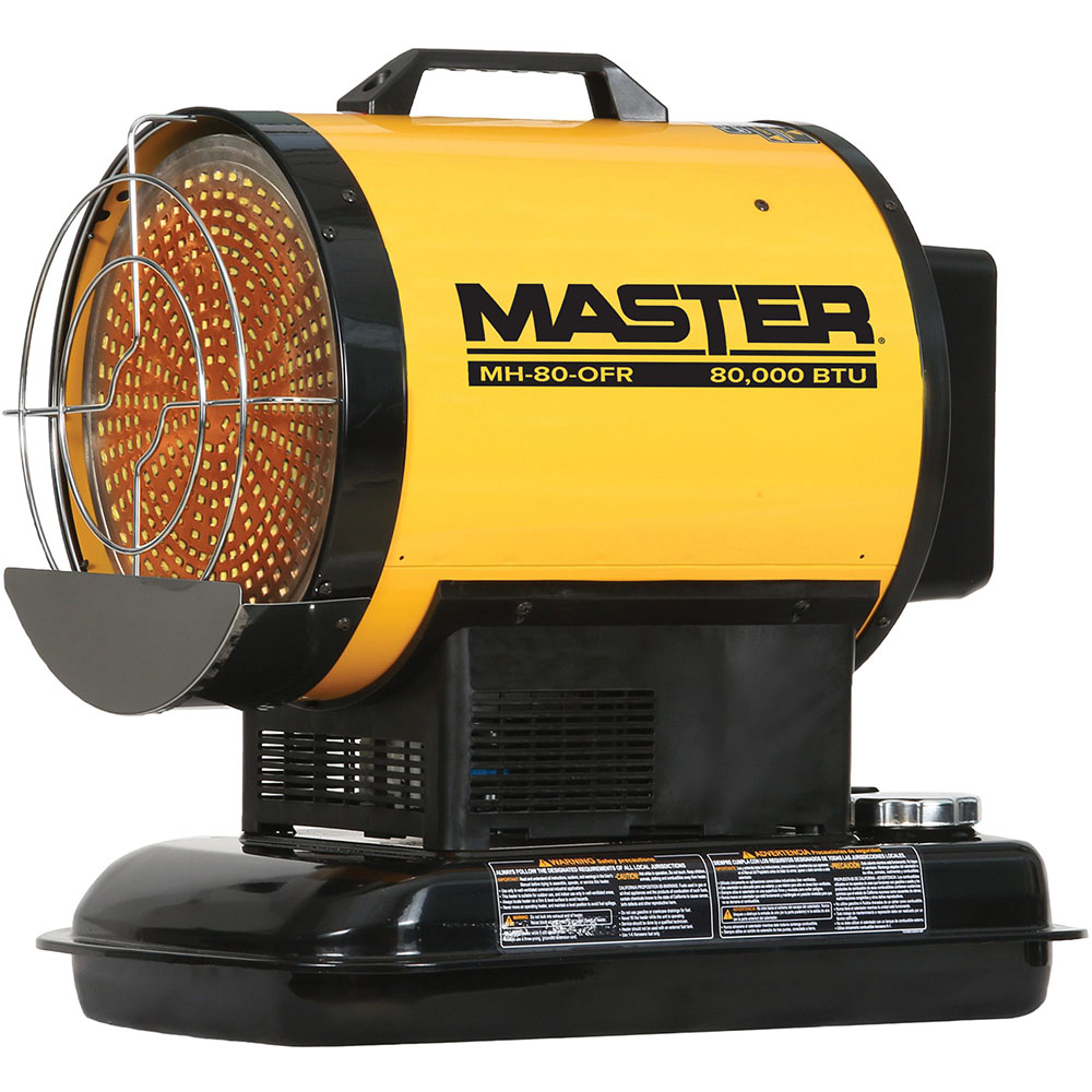 Master Radiant Heater Oil-Fired 80000 BTU MH-80-OFR - Acme Tools
