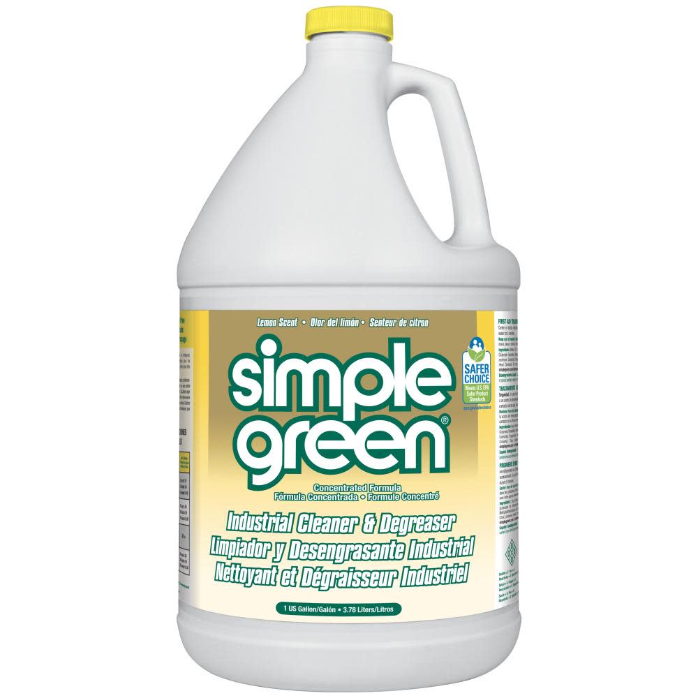 Simple Green Industrial Cleaner and Degreaser Lemon Scent 1 Gallon 676 ...