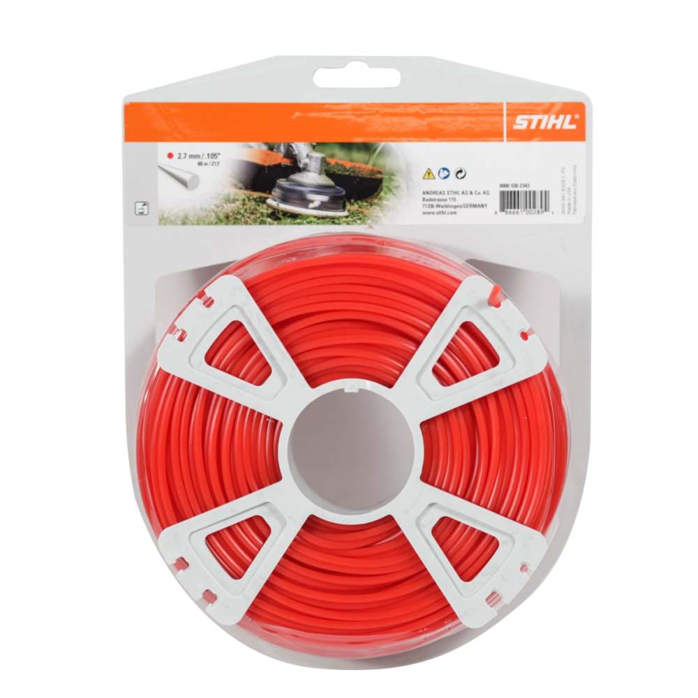 Stihl 0.105in Diameter x 223' Orange Nylon Trimmer Line 0000 930 2343 ...