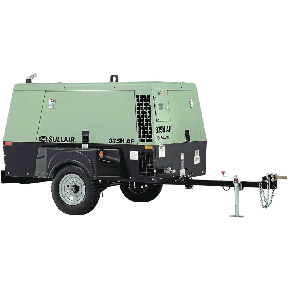Sullair 375H Glider Towable Air Compressor with Cold Weather Package ...