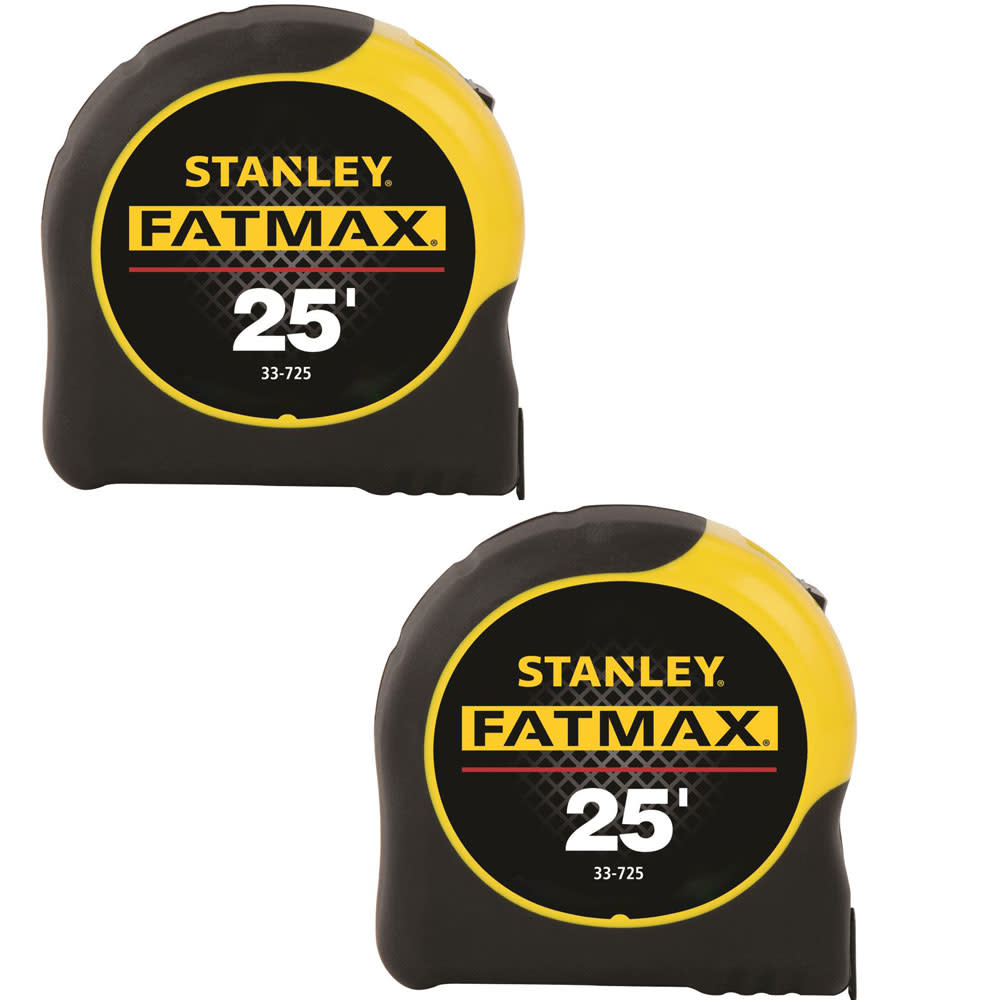 Stanley 25ft 1-1/4in FATMAX Classic Tape Measure 2pk 33-725-THR - Acme Tools