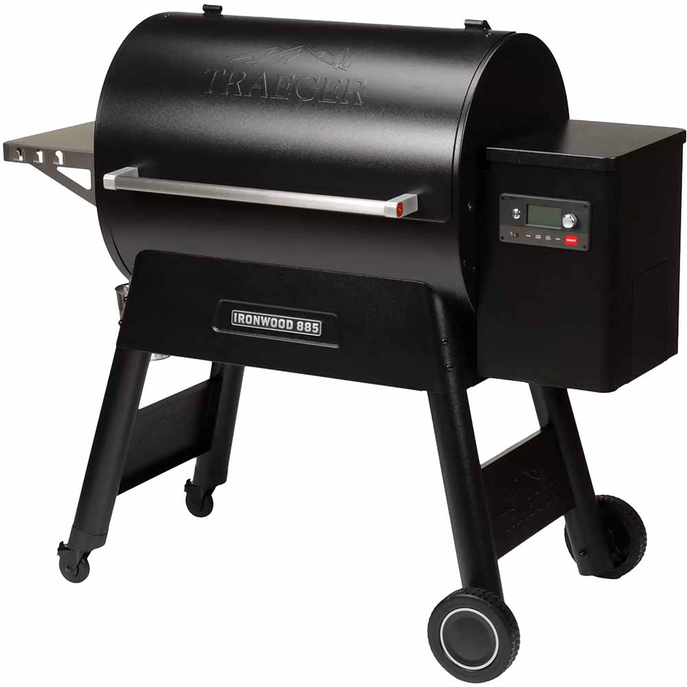 Traeger IRONWOOD 885 Wood Pellet Grill with Wi-Fi (WiFIRE) and Digital ...