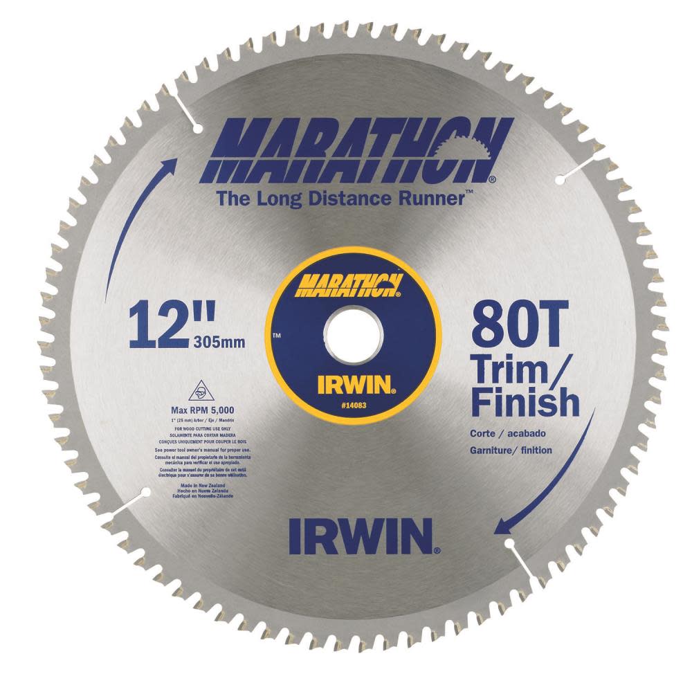 Irwin Saw BLD 12 In. 80T MARATHON 14083 - Acme Tools