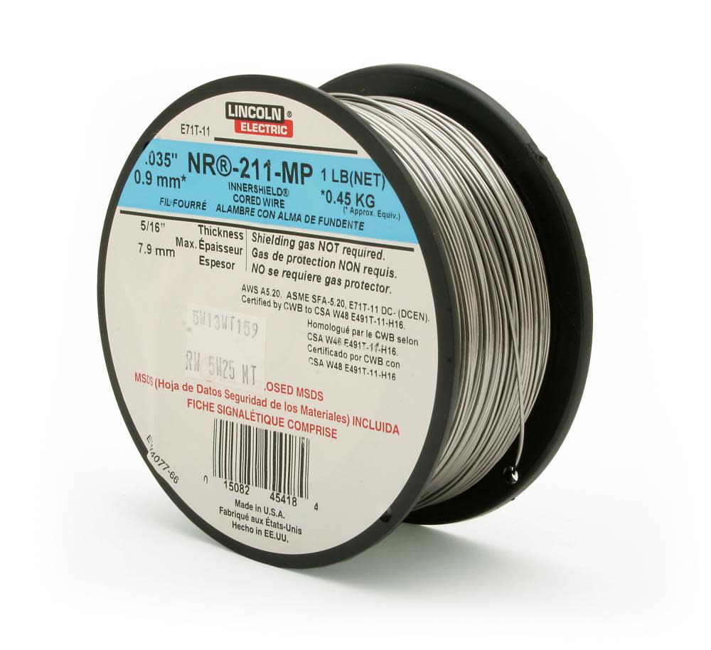 Lincoln Electric 1-lb 0.035mm Flux-Cored Welding Wire ED030584 - Acme Tools