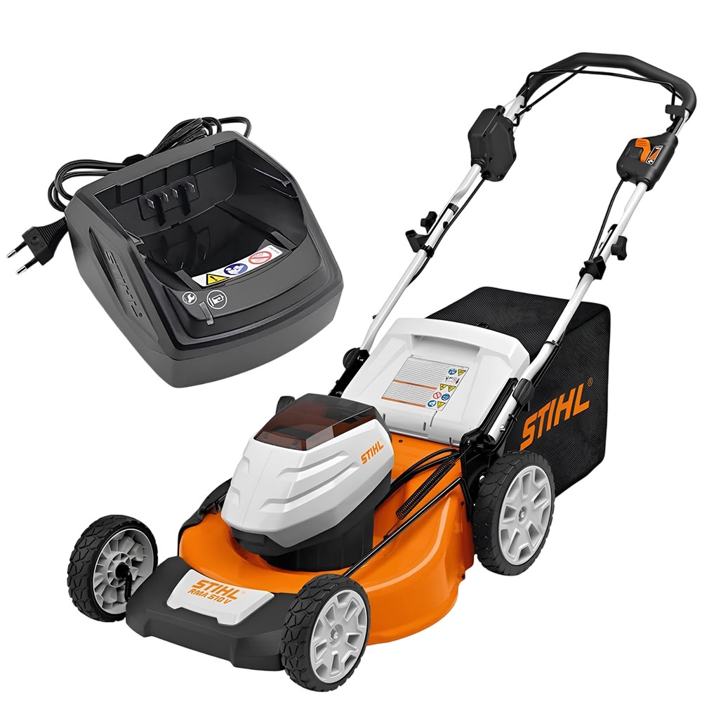 Stihl RMA 510 V 21 Inch Battery-Powered Push Mower with AL101 Charger ...