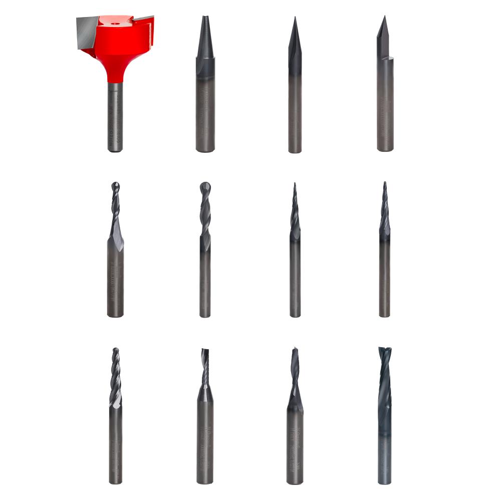 Freud 12 Piece CNC Router Bit Set 87-112 - Acme Tools