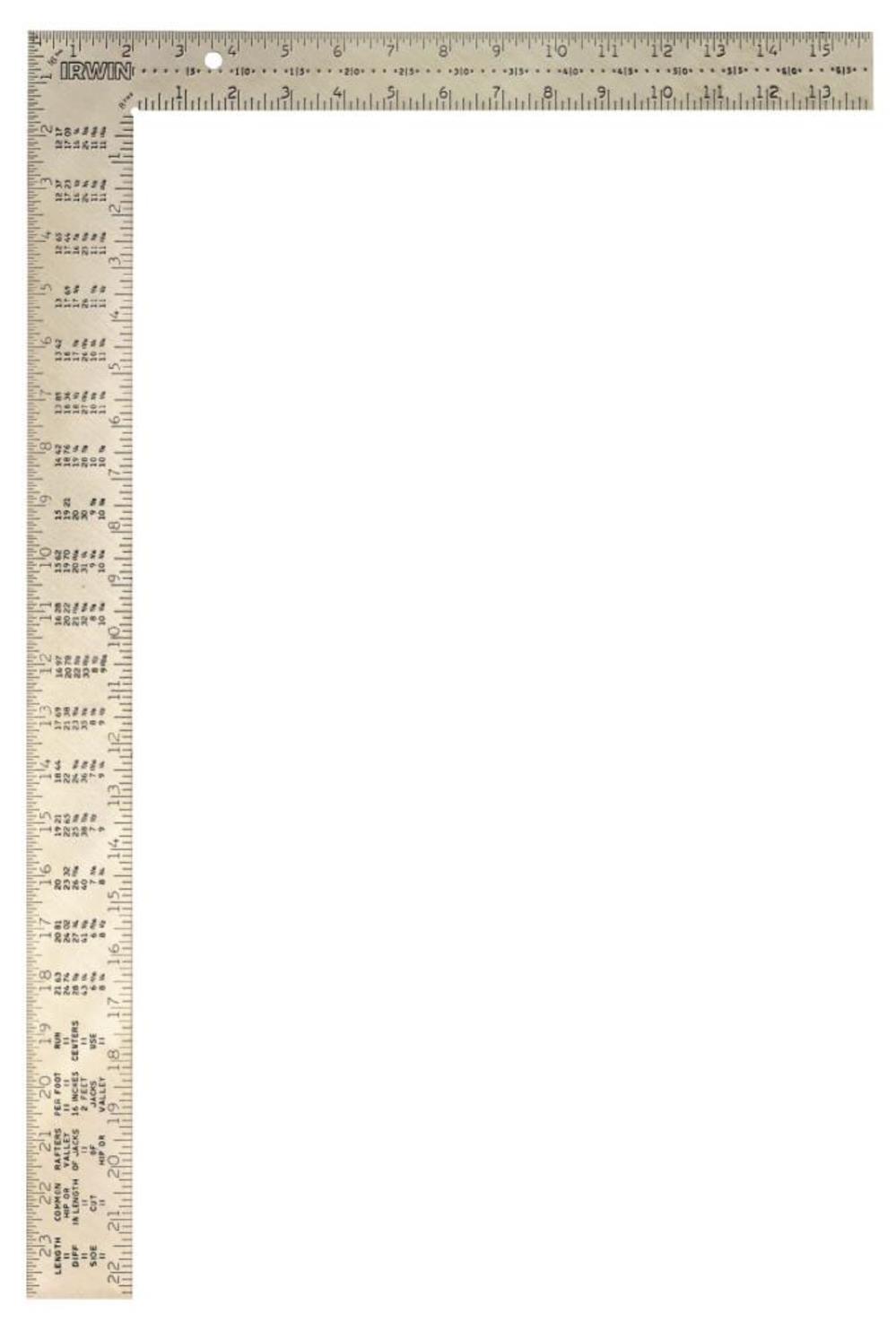 Irwin Steel Framing Square 16 In. x 24 In. 1794449 - Acme Tools