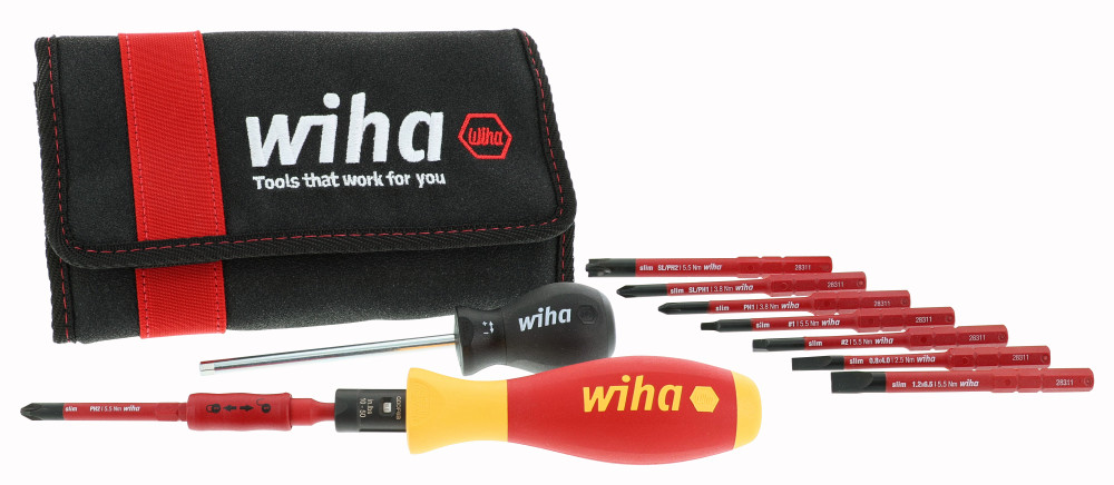 Wiha Insulated Handles SlimLine Blade Set 11pc 28789 from Wiha - Acme Tools