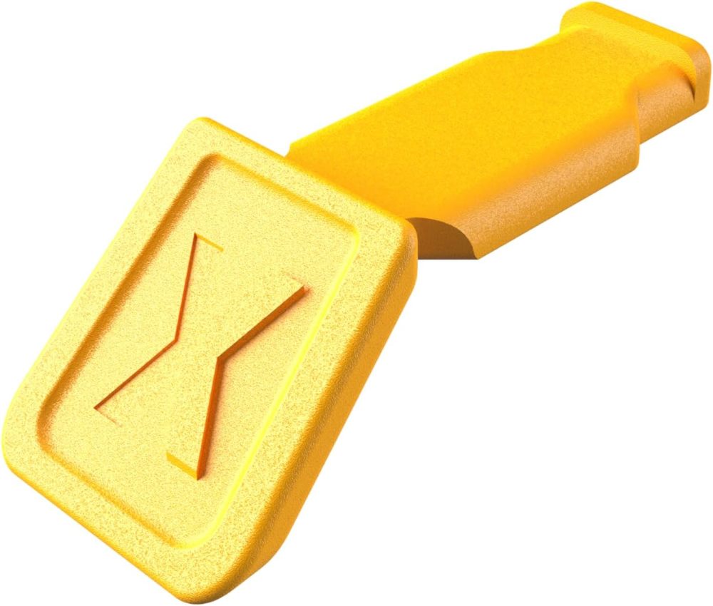 Knipex Yellow ColorCoded Clips, 10 Pack 00 61 10 CY SBA - Acme Tools