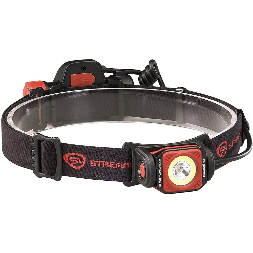 Streamlight Twin-Task Red USB Rechargeable MultiFunction Headlamp 51064 ...