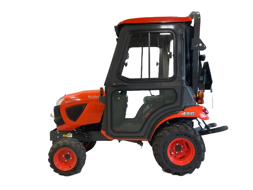 Kubota BX2380R14V60-1 Sub-Compact Diesel Utility Tractor with Cab ...