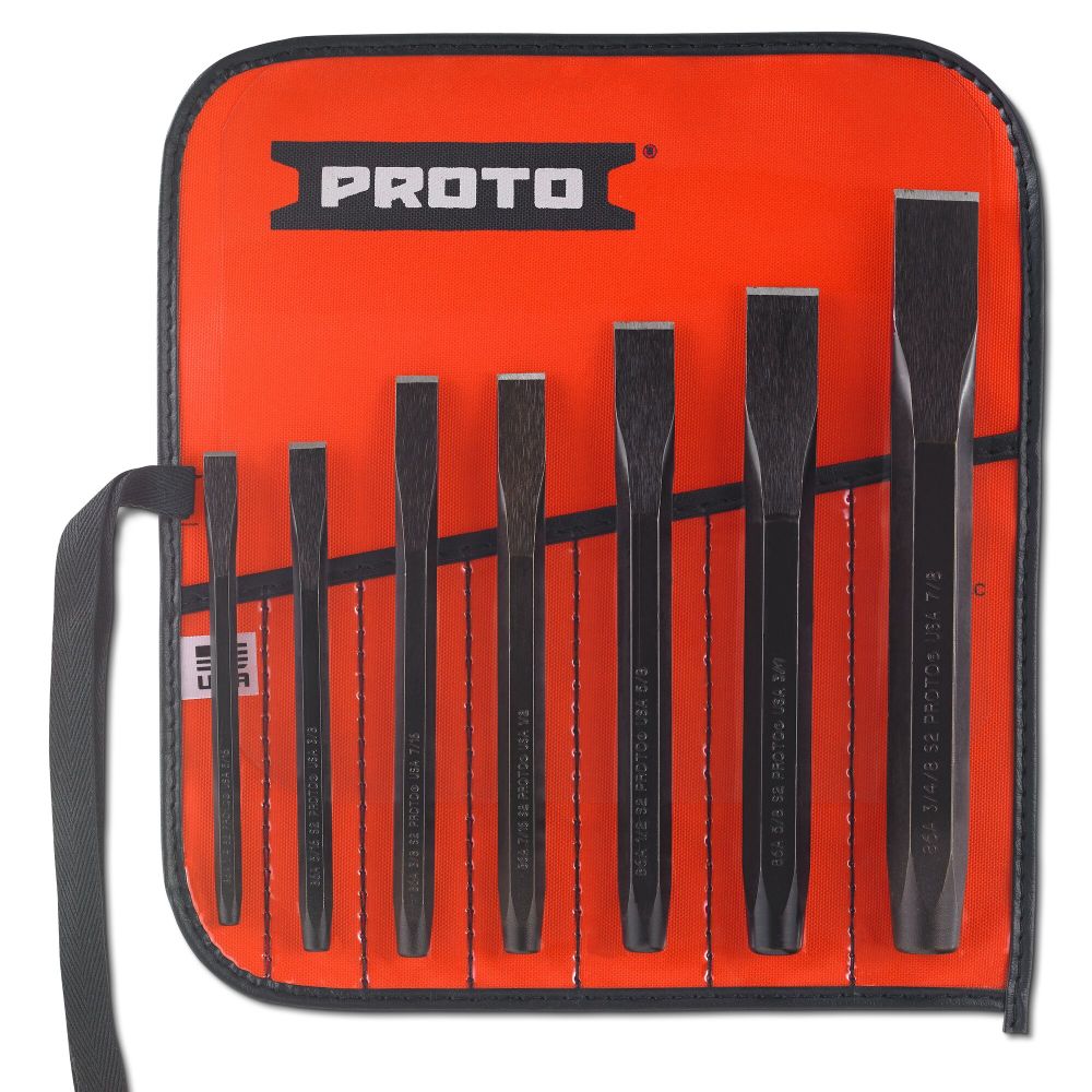 Proto 7 Piece Cold Chisel Set J86BS2 - Acme Tools