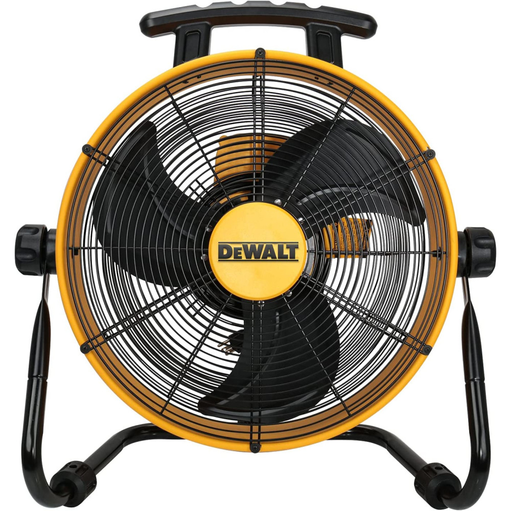 DEWALT 18 in Drum Fan Yellow 3 Speed Heavy Duty with 6 ft Power Cord ...