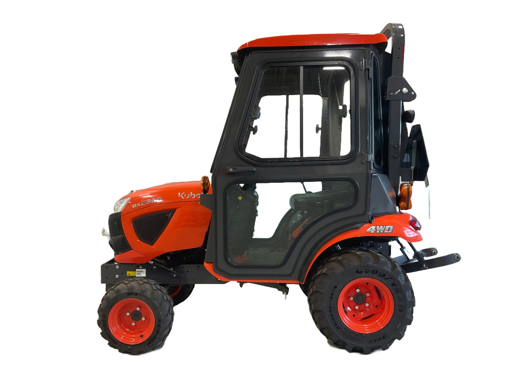 Kubota BX2380R14V60-1 Sub-Compact Diesel Utility Tractor with Cab ...