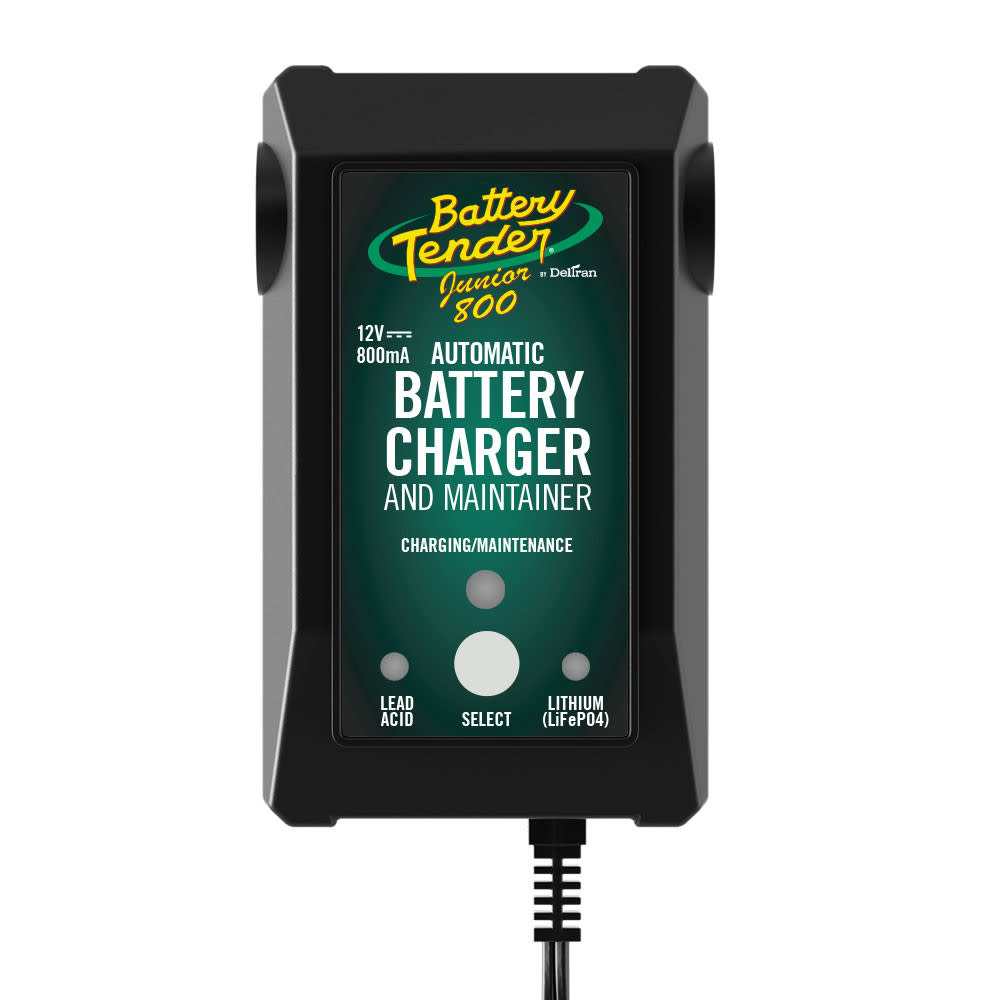 Battery Tender Lead Acid/Lithium Selectable Battery Charger 12V 800mA ...