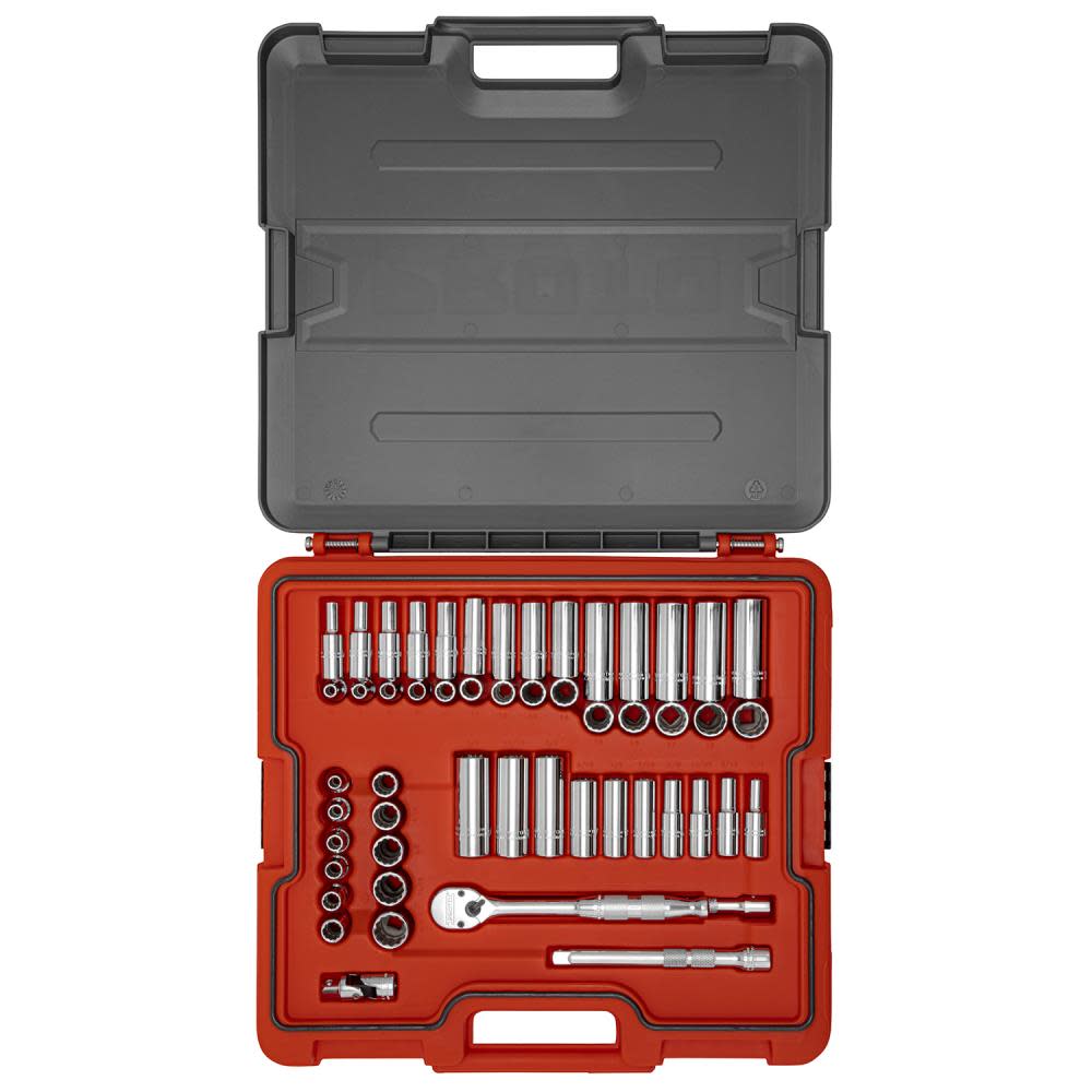 Proto Socket Set 3/8 DR 53pc SAE & MM 12pt AERO J52353AS from PROTO ...