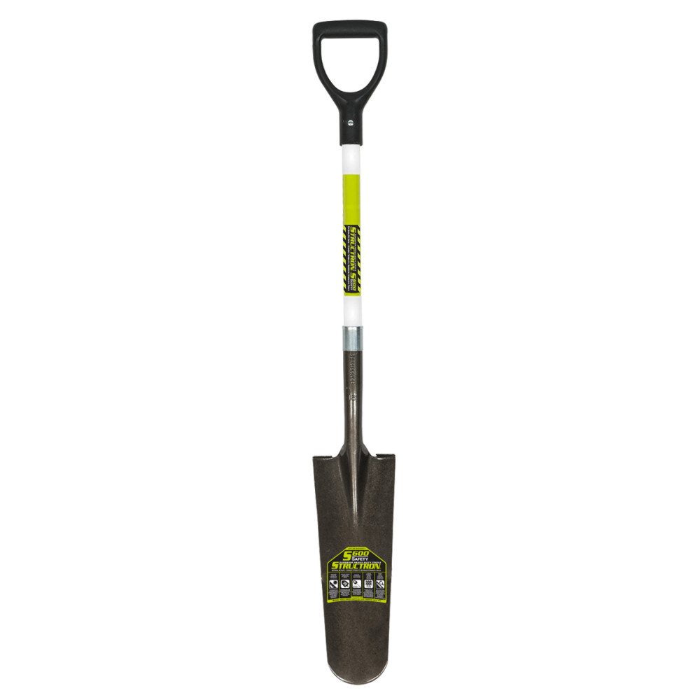 Seymour Structron S600 Safety 14 Gauge 29 in D Grip Drain Spade Shovel ...