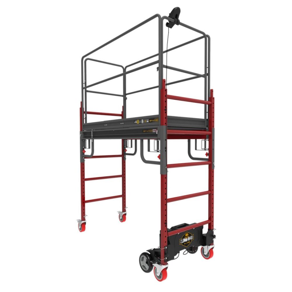 Metaltech Climb-N-Go Complete Motorized Buildman 6ft Baker Scaffold Kit I-CNGBMK - Acme Tools