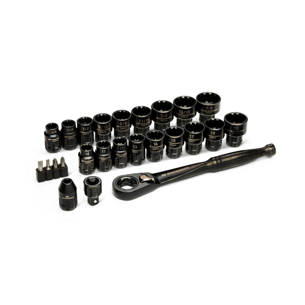 GEARWRENCH Pass-Thru Ratchet and Socket Set, 25 Pieces GWX6PT25 - Acme ...