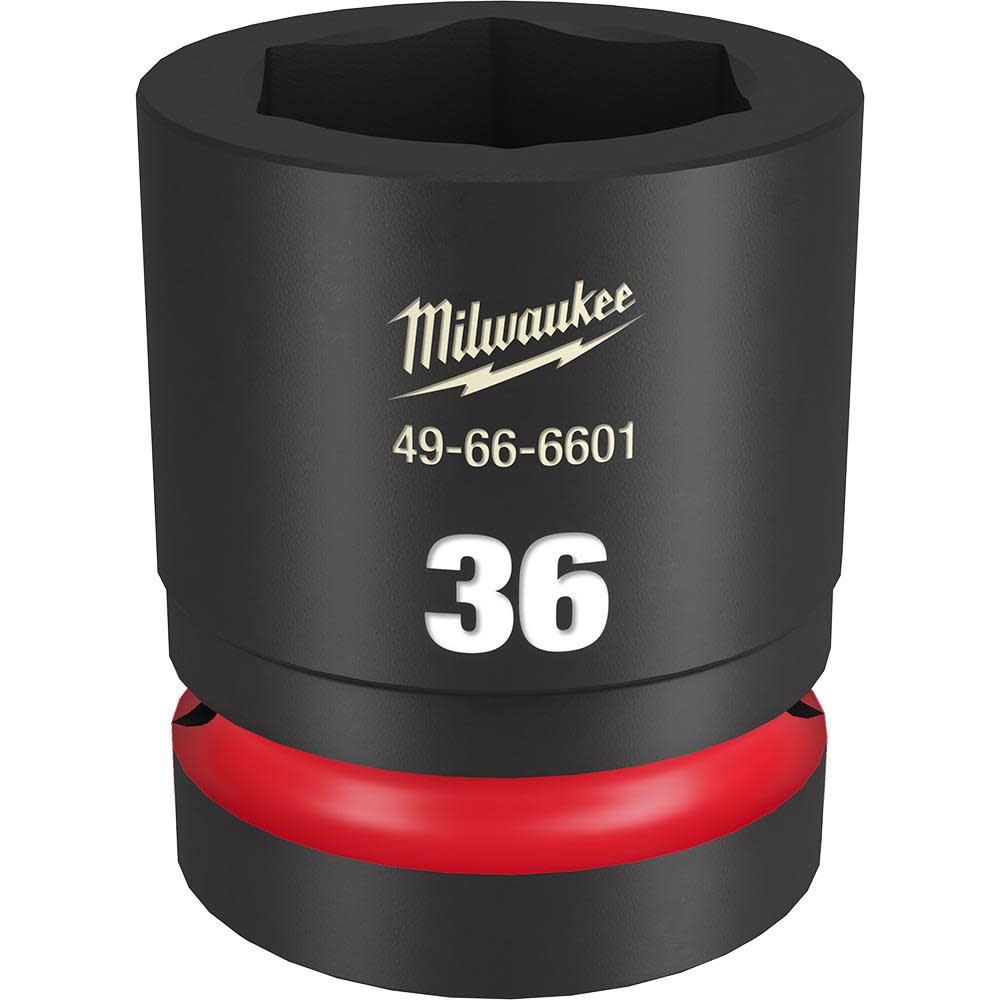 Milwaukee Impact Socket 1in Drive 36mm Standard 6 Point 49-66-6601 ...
