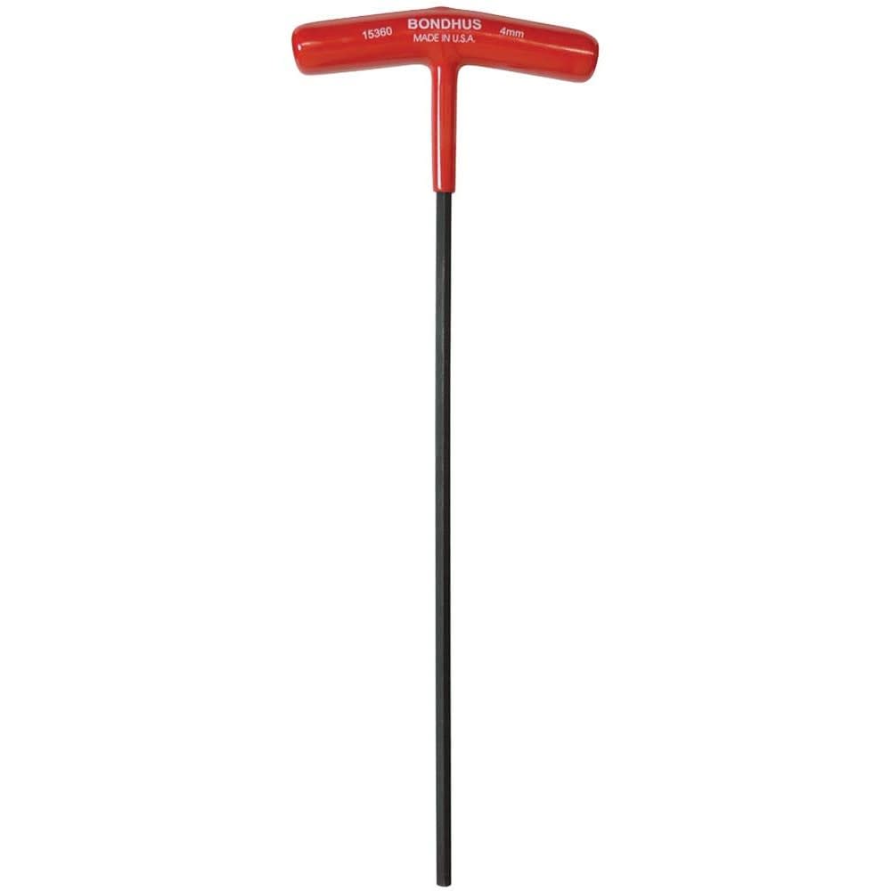 Bondhus 4 mm Hex End 9 Inch T-Handle with ProGuard Finish 15360 - Acme ...