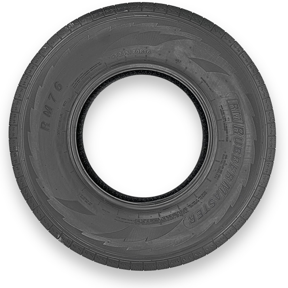 Rubbermaster RM76 ST235/80R16 10P ST Radial Trailer Tire - Tire Only ...
