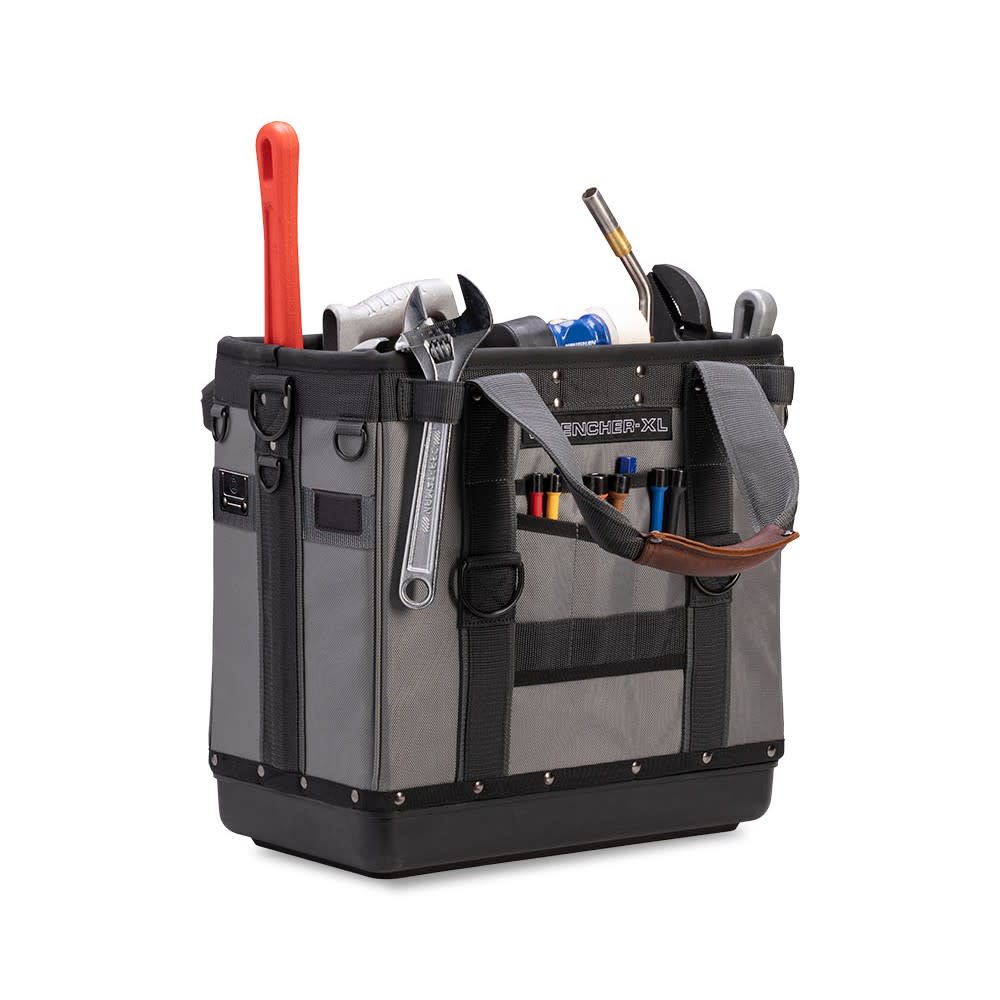 Veto Pro Pac 80 Lbs Open Top Plumbing Bag XL Gray WRENCHER-XL - Acme Tools