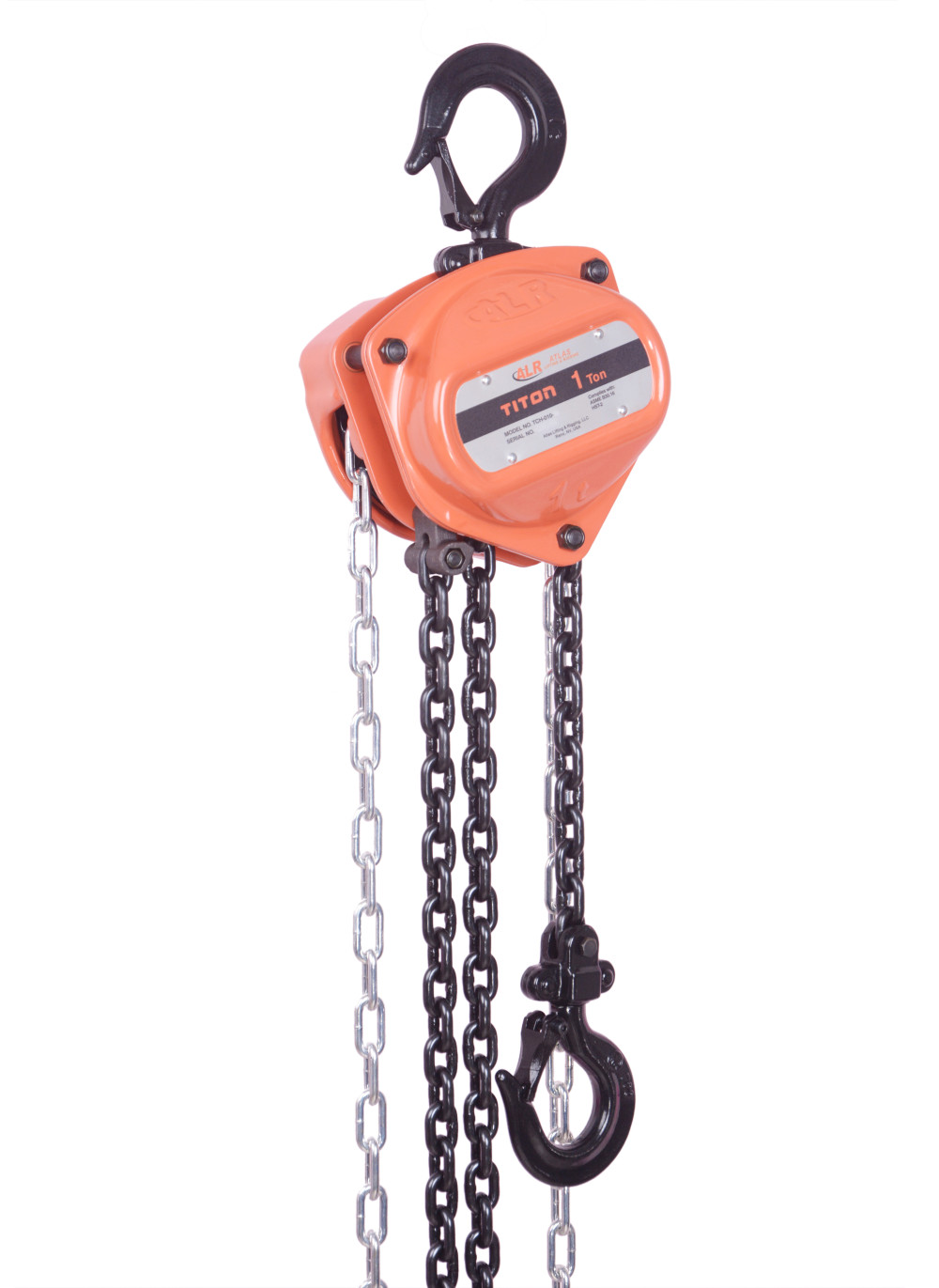 Atlas Lifting and Rigging TCH 1 Ton Chain Hoist 2200 lbs 15 Ft. Lift TCH-010-15 - Acme Tools
