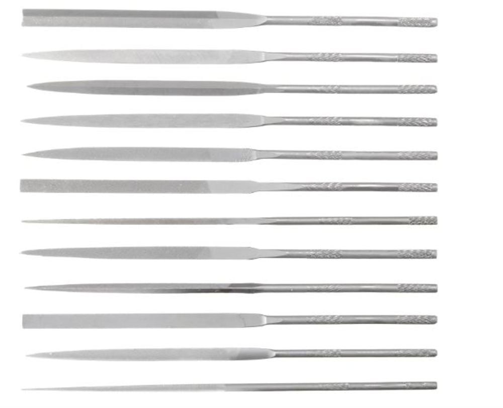 Crescent Nicholson 4 in Swiss Pattern Second Cut Needle File Assortment ...