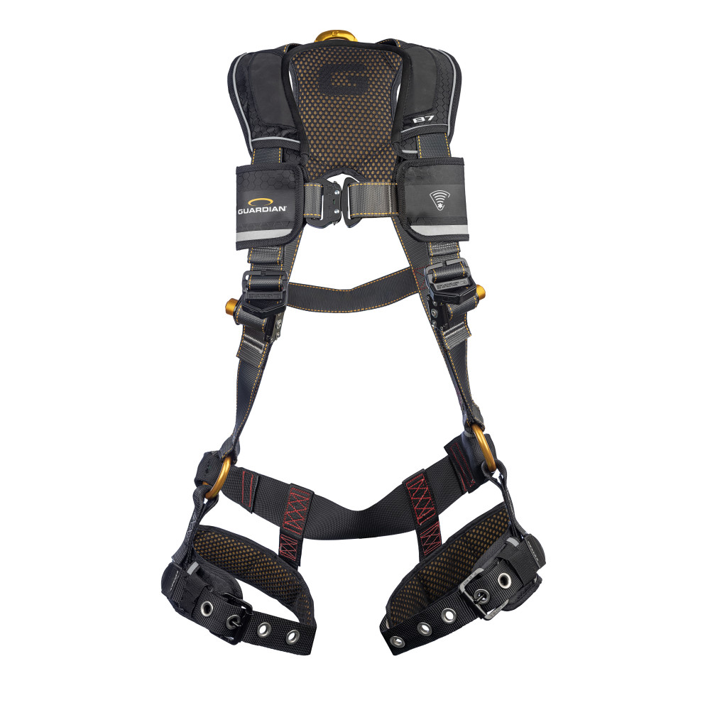 Guardian Fall Protection Full Body Harness with QC Chest/Tongue Leg ...