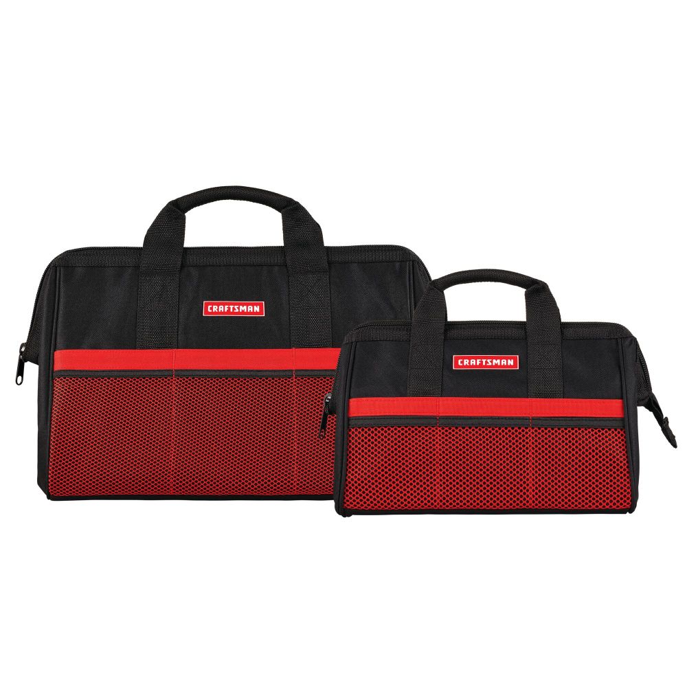 CRAFTSMAN 13 Inch and 18 Inch Zippered Tool Bag Combo CMST513518 - Acme ...