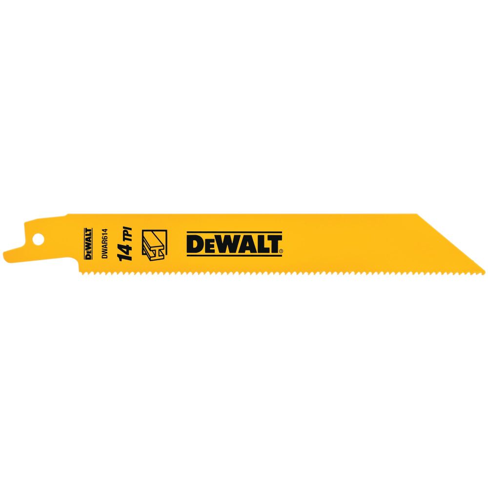 DEWALT 6-in 14TPI Bi-Metal Reciprocating Blade DW4808 - Acme Tools