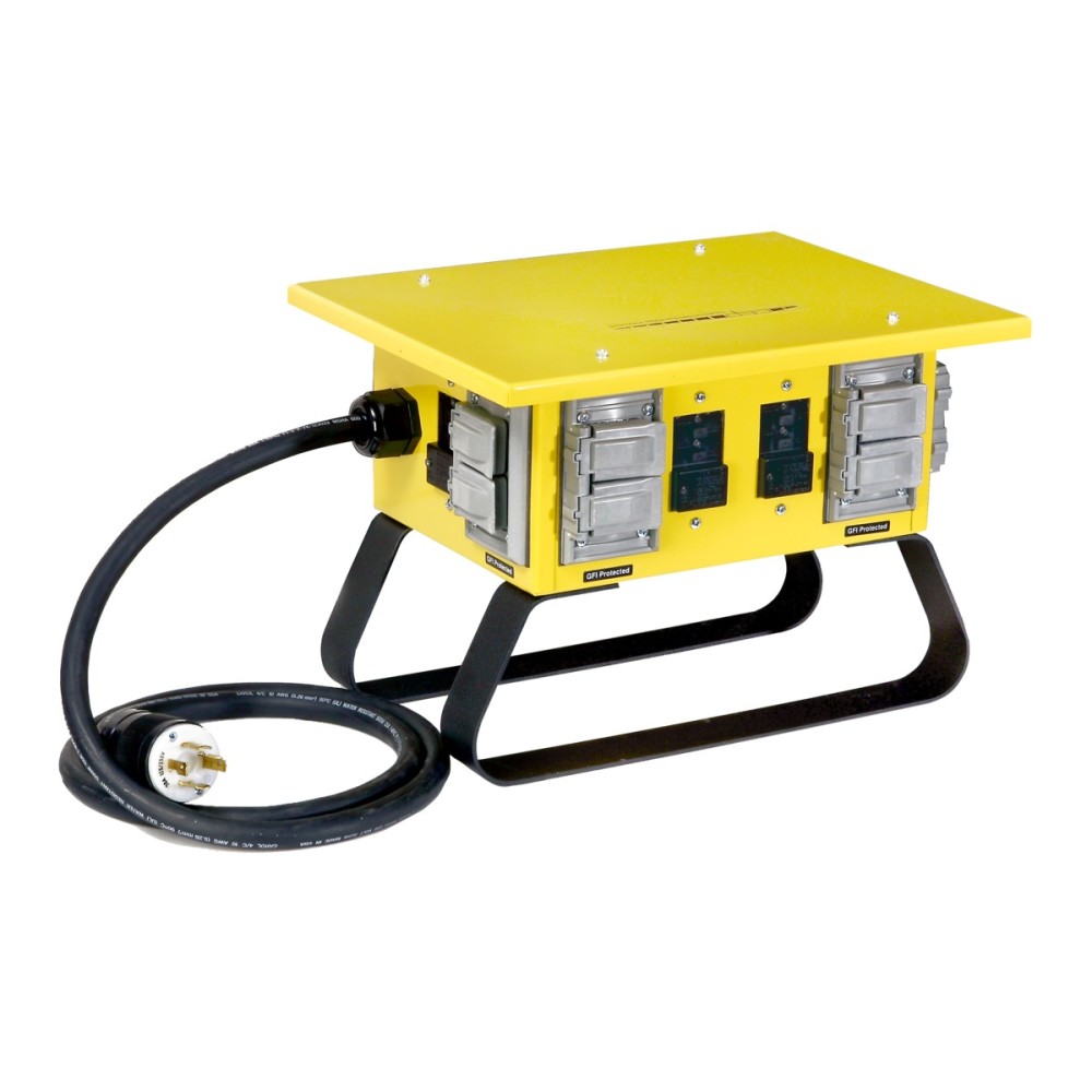 Southwire 125/250V 50A U-Ground Portable Power Distribution Center ...