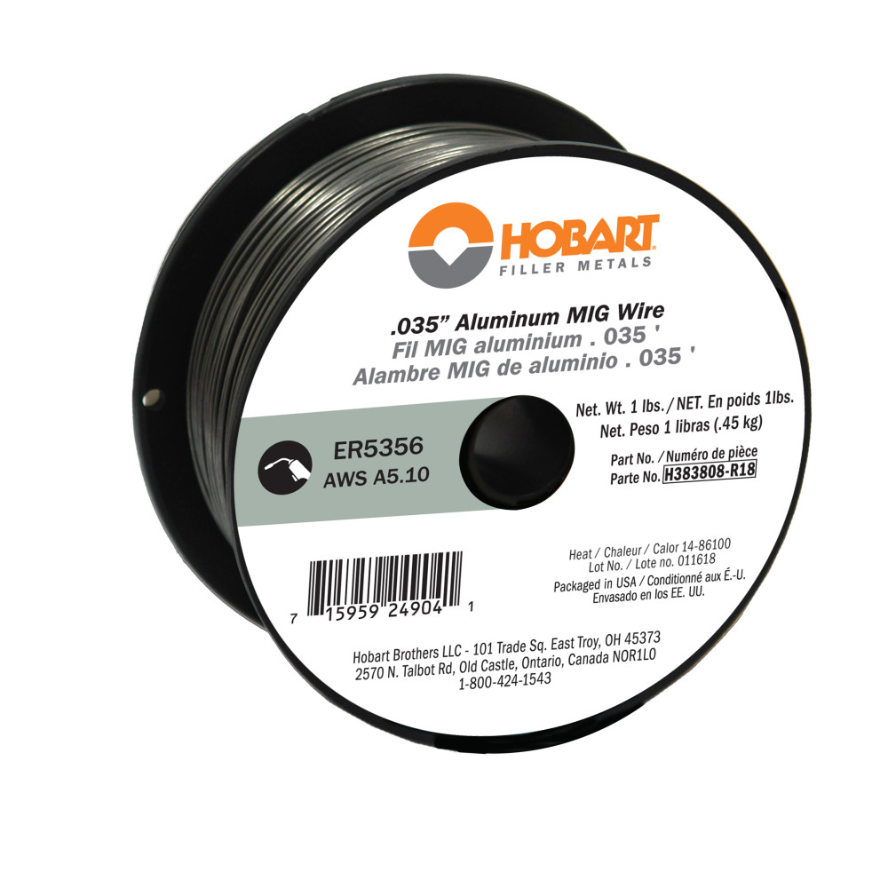 Hobart 1lb. ER5356 Aluminum Welding Wire H383808-R18 - Acme Tools