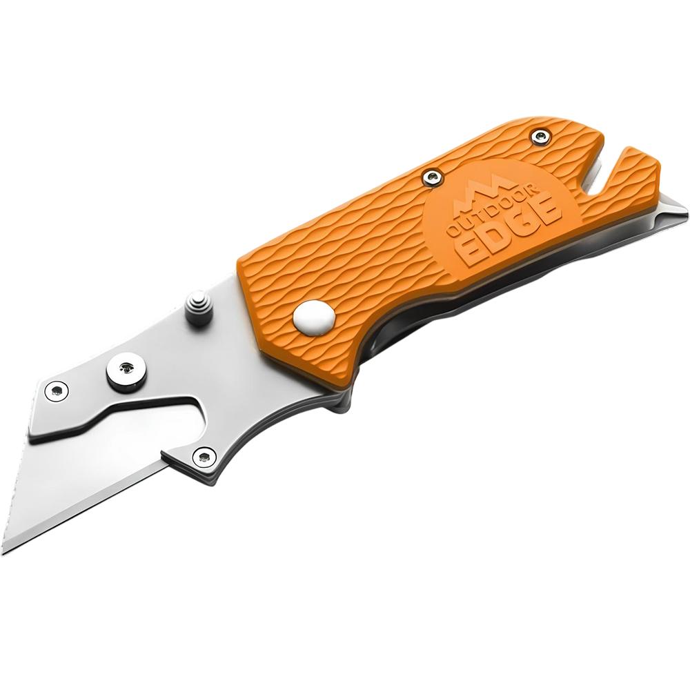 Outdoor Edge UtiliPro Folding Utility Knife 6 in 1 Orange UPB-10C ...