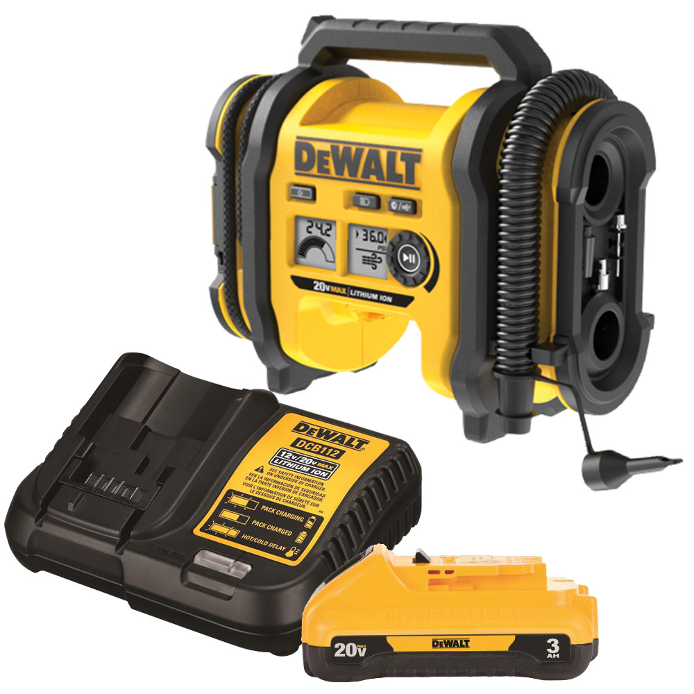 DEWALT 20V MAX Inflator Bundle DCC020IBDCB230C from DEWALT - Acme Tools