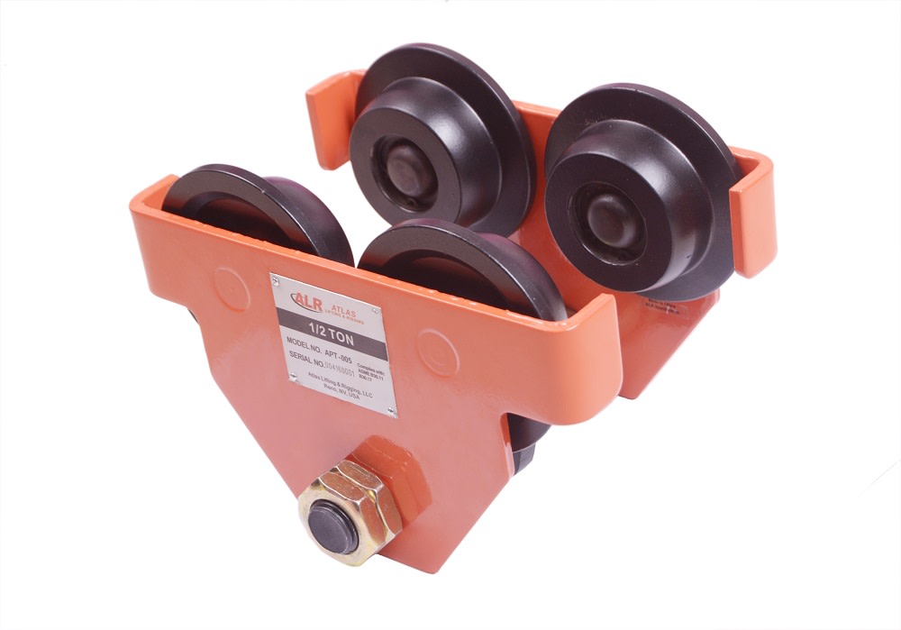 Atlas Lifting and Rigging Plain Trolley 2 Ton 4400 lbs APT-020 - Acme Tools