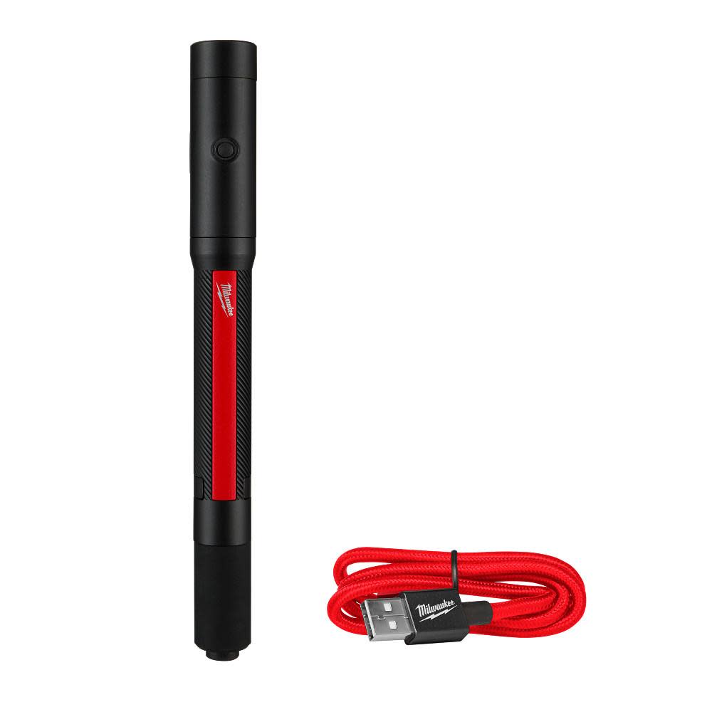 Milwaukee Penlight with Laser Rechargeable 250L 2010R - Acme Tools