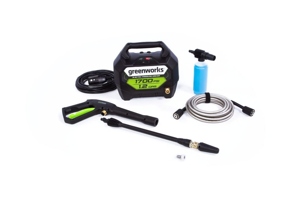 Greenworks 1700 psi pressure washer store