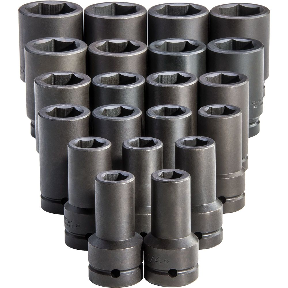 Proto 1 in Drive 6 Point Impact Deep Socket Set 21pc J76121 - Acme Tools