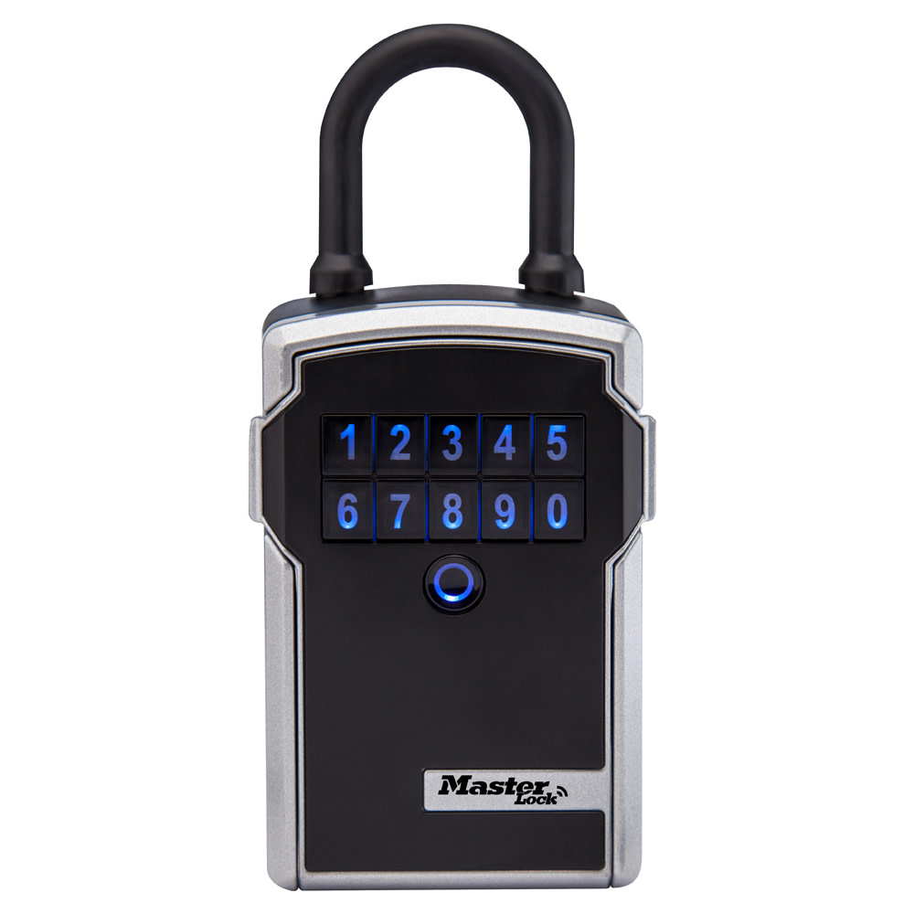 Master Lock 3-15/64 Inch Metal Body Battery-Powered Bluetooth Outdoor ...