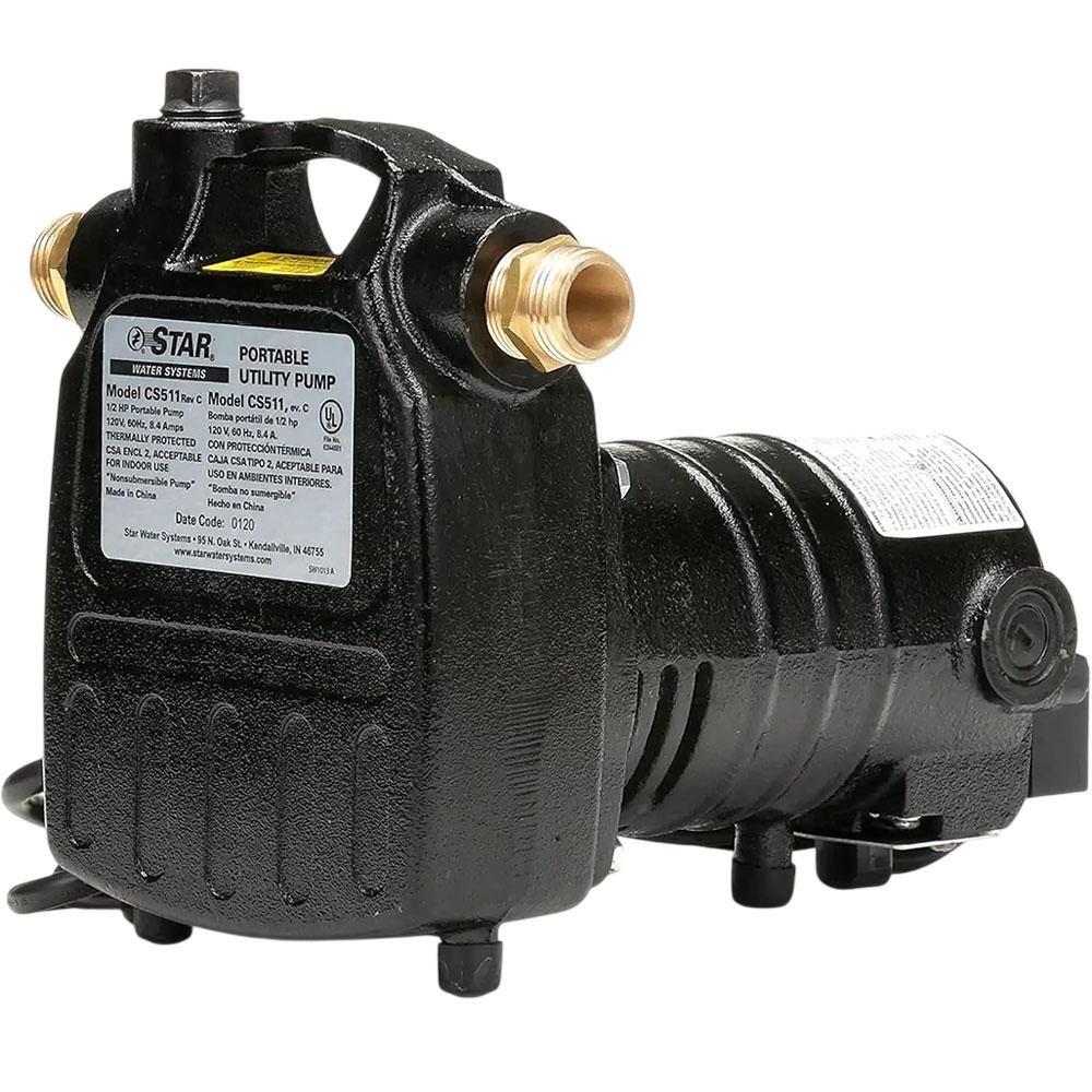 Star Water Systems 1/2 HP Cast Iron Transfer Pump CS511 - Acme Tools