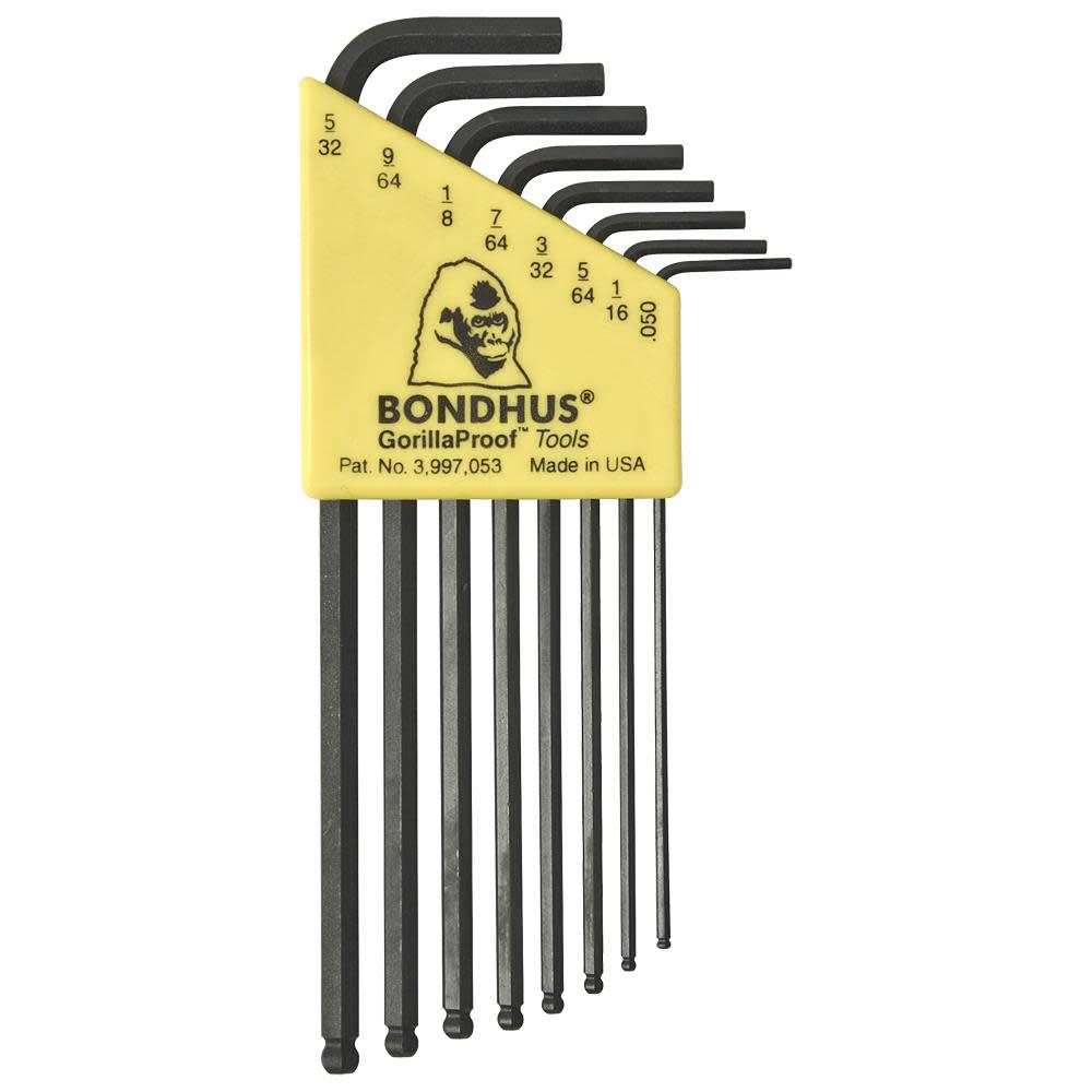 Bondhus Set 8 Balldriver L-wrenches 10932 - Acme Tools